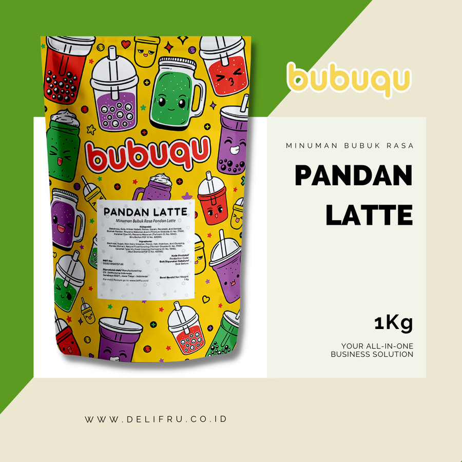 Jual BUBUQU POWDER DRINK 1KG CREAMY DAN MILKY SERIES | BUBUK MINUMAN ...