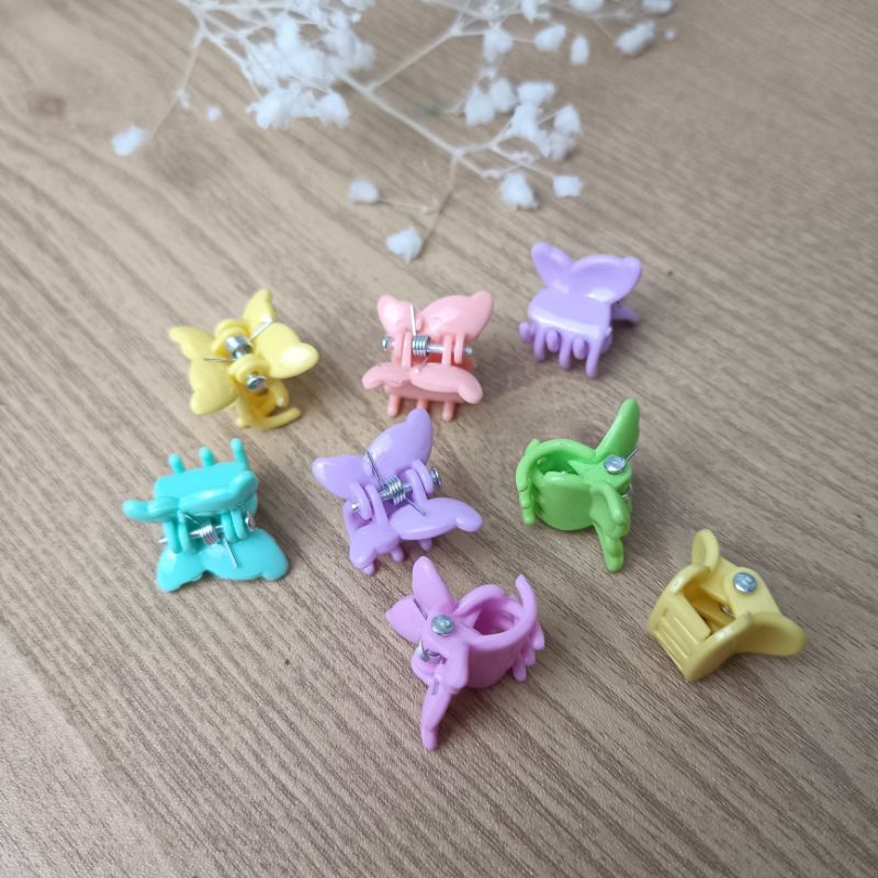 Jual Jepitan Rambut mini anak jepit rambut korea 4 pcs/pack | Shopee ...