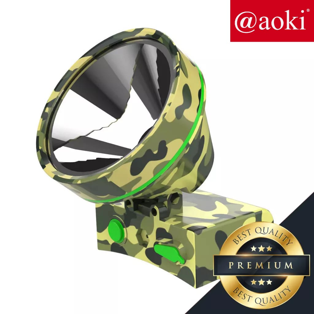 Jual SENTER KEPALA LED 60 WATT AOKI S060 - CAHAYA TERANG DAN JARAK JAUH | Shopee Indonesia