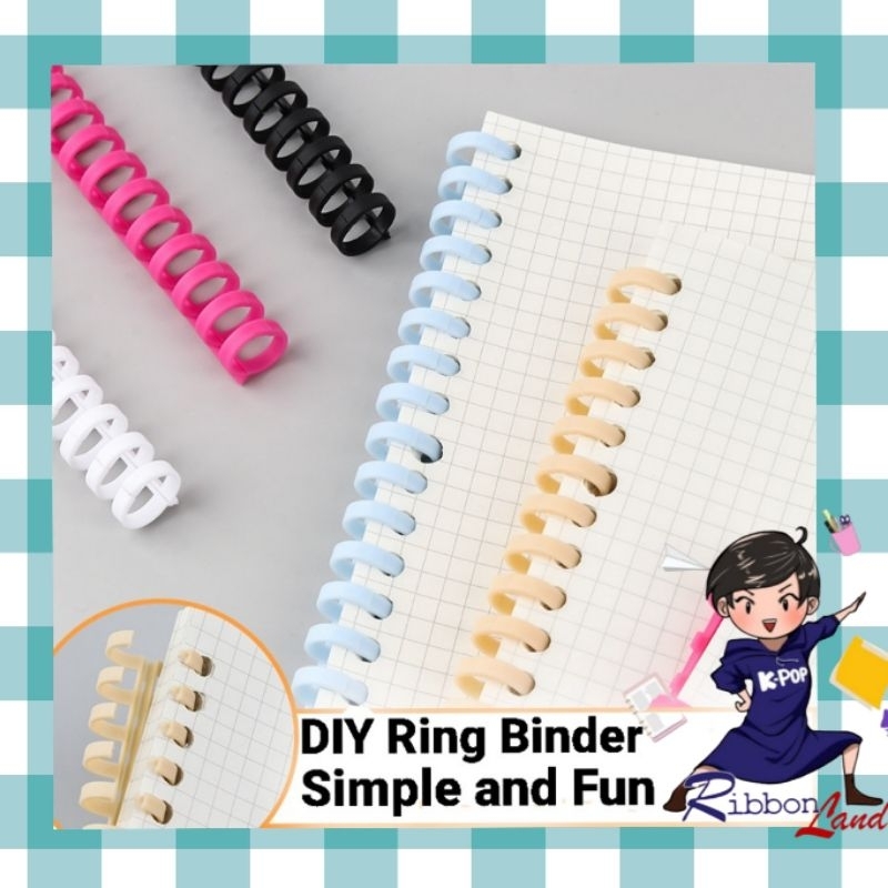 Jual DIY SET RING DIVIDER KERTAS A5 20 Ring / Lubang | Shopee Indonesia