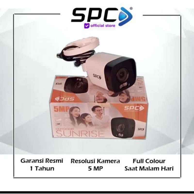 Jual Camera CCTV SPC Sunrise Outdoor 5mp, Malam bisa berwarna (Full ...