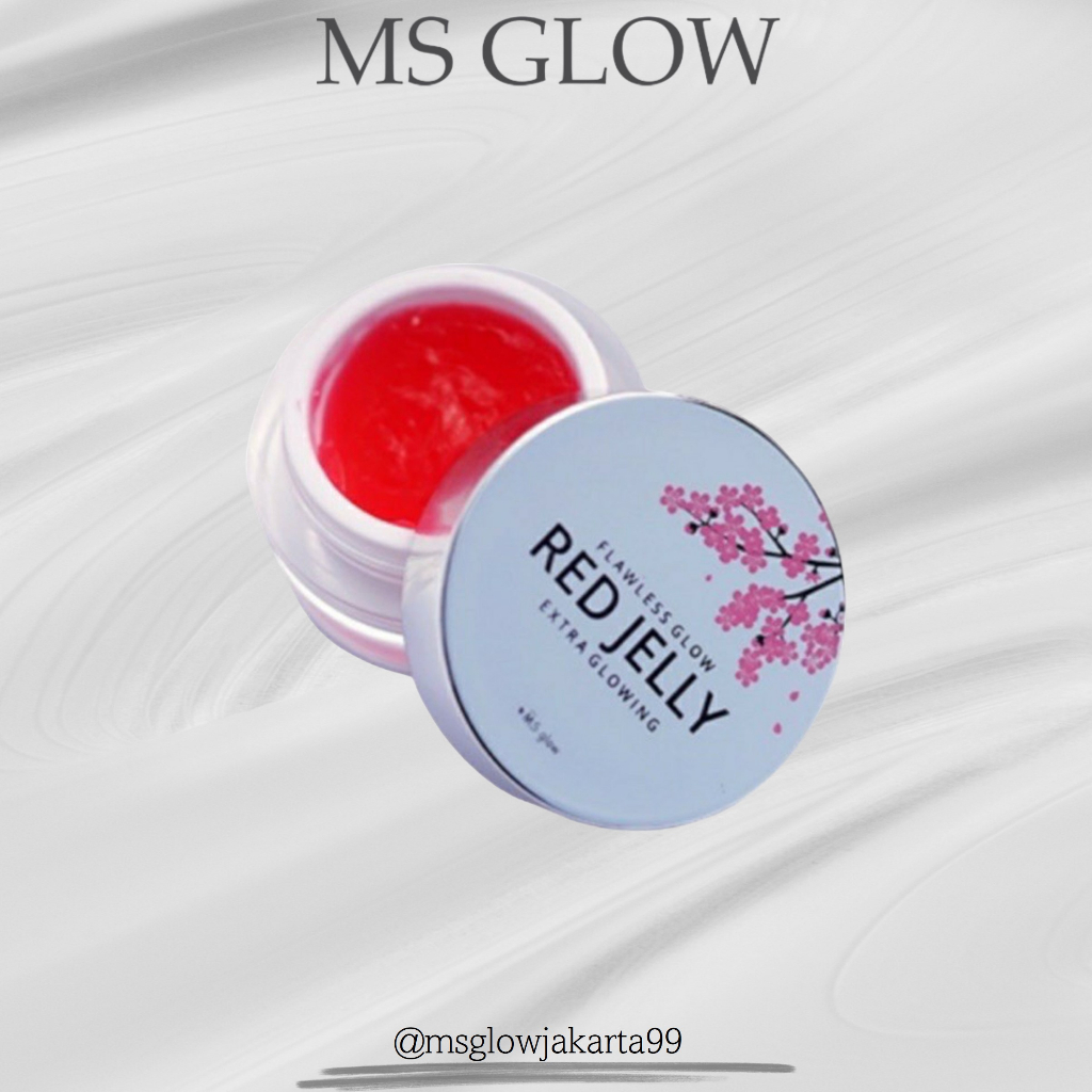 Jual Ms Glow Flawless Glow Red Jelly 15gr Shopee Indonesia
