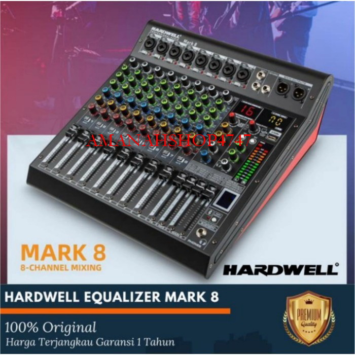 Jual MIXER HARDWELL MARK 8 MARK8 8 CHANNEL ORIGINAL | Shopee Indonesia