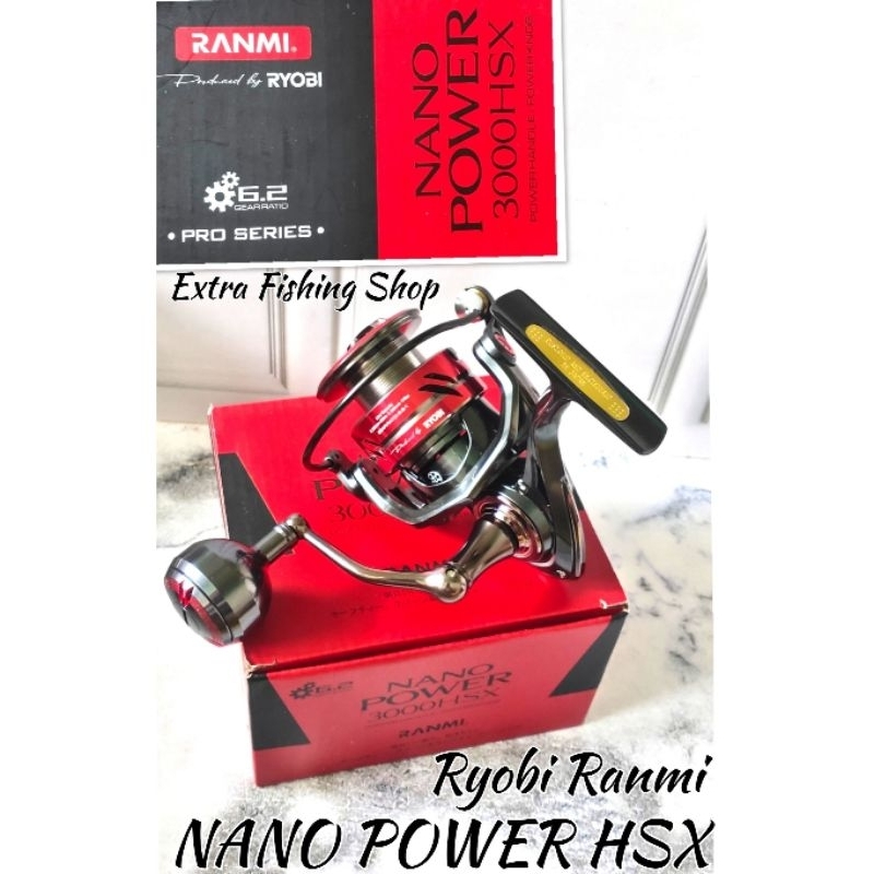Jual Terbaru!! Reel Ryobi Ranmi Nano Power Hsx Tipe Hi speed Power ...
