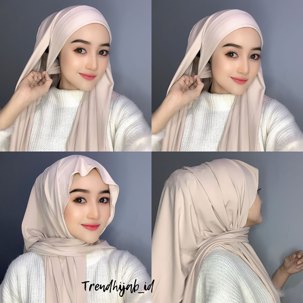 Jual HIIJAB JILBAB KERUDUNG PASHMINA INSTAN INNER INARA BAHAN KAOS ...