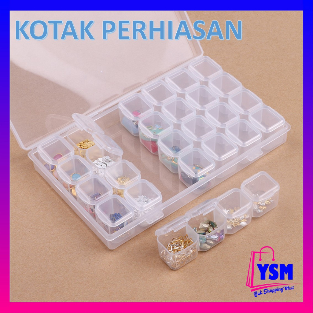 Jual YSM Kotak Tempat Penyimpanan Perhiasan Emas Jewelry Organizer Box ...