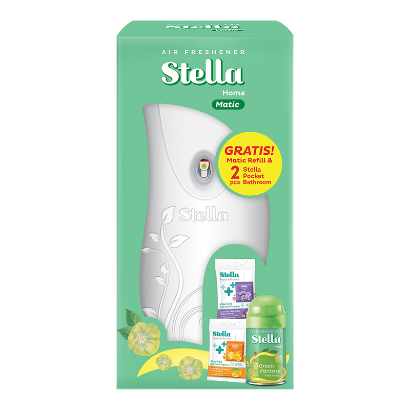 Jual Stella Home Matic Air Freshener Device + Refill 225 ml | Shopee ...