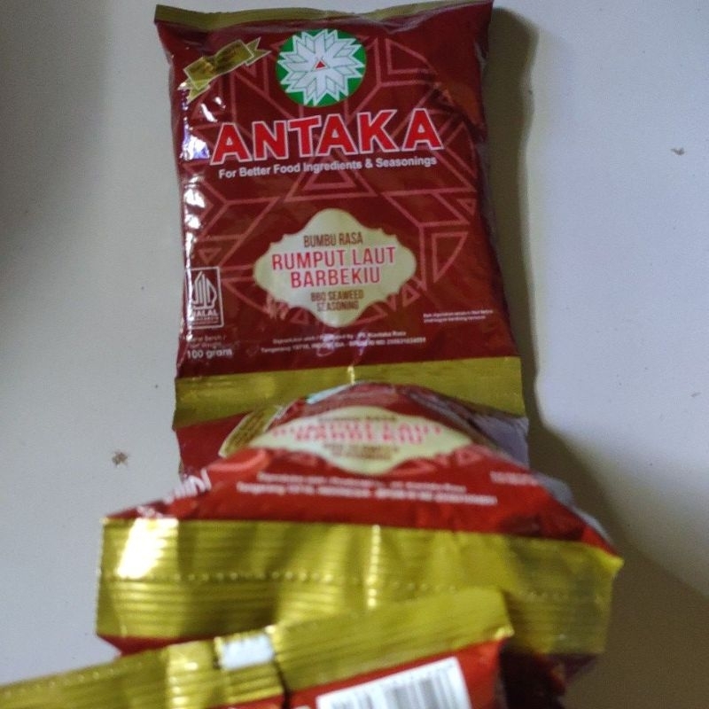 Jual Antaka bumbu tabur rasa Rumput Laut Barbekiu 100 gr | Shopee Indonesia