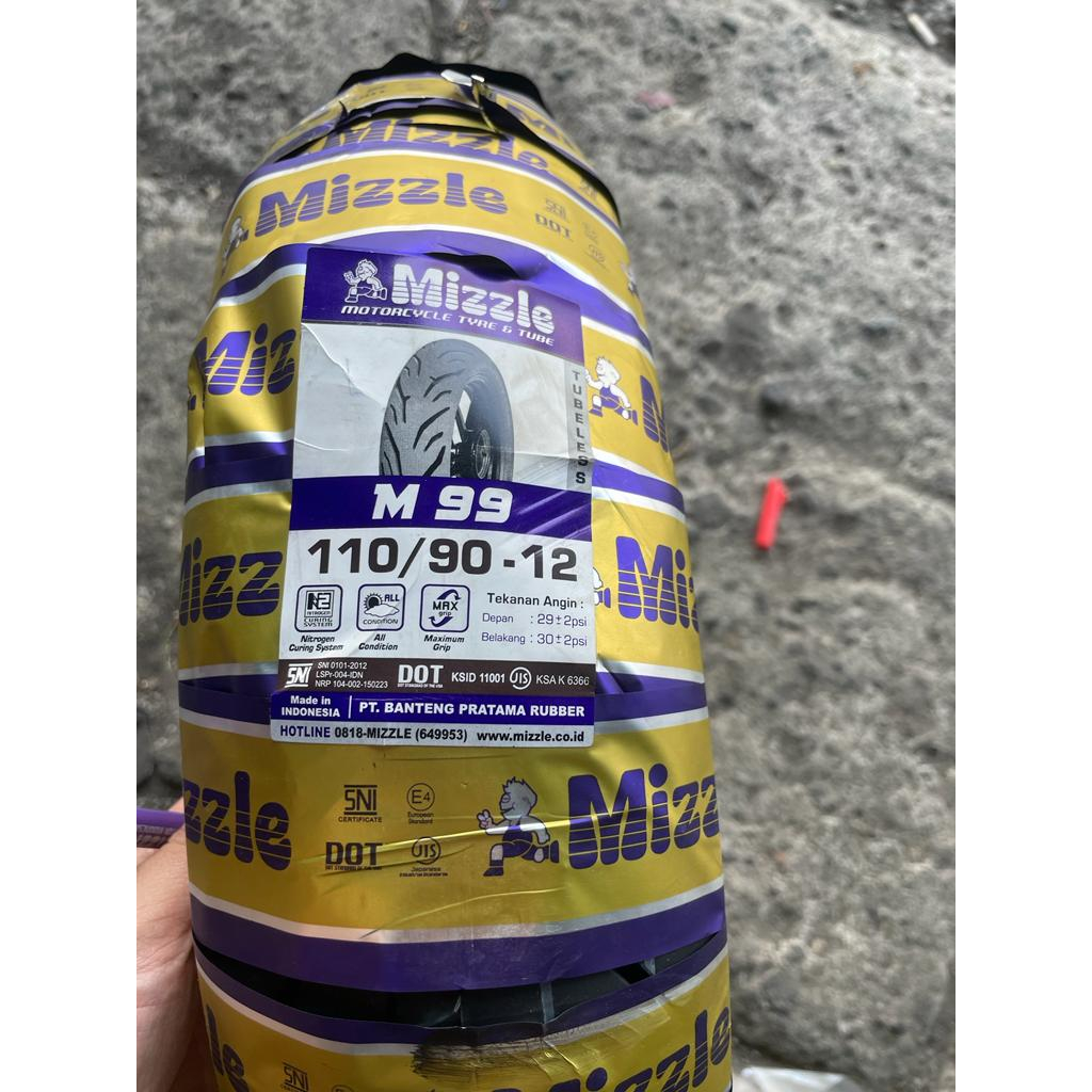 Jual ban luar MIZZLE 110/90-12 M99 SCOOPY DONAT 110 90 12 | Shopee ...