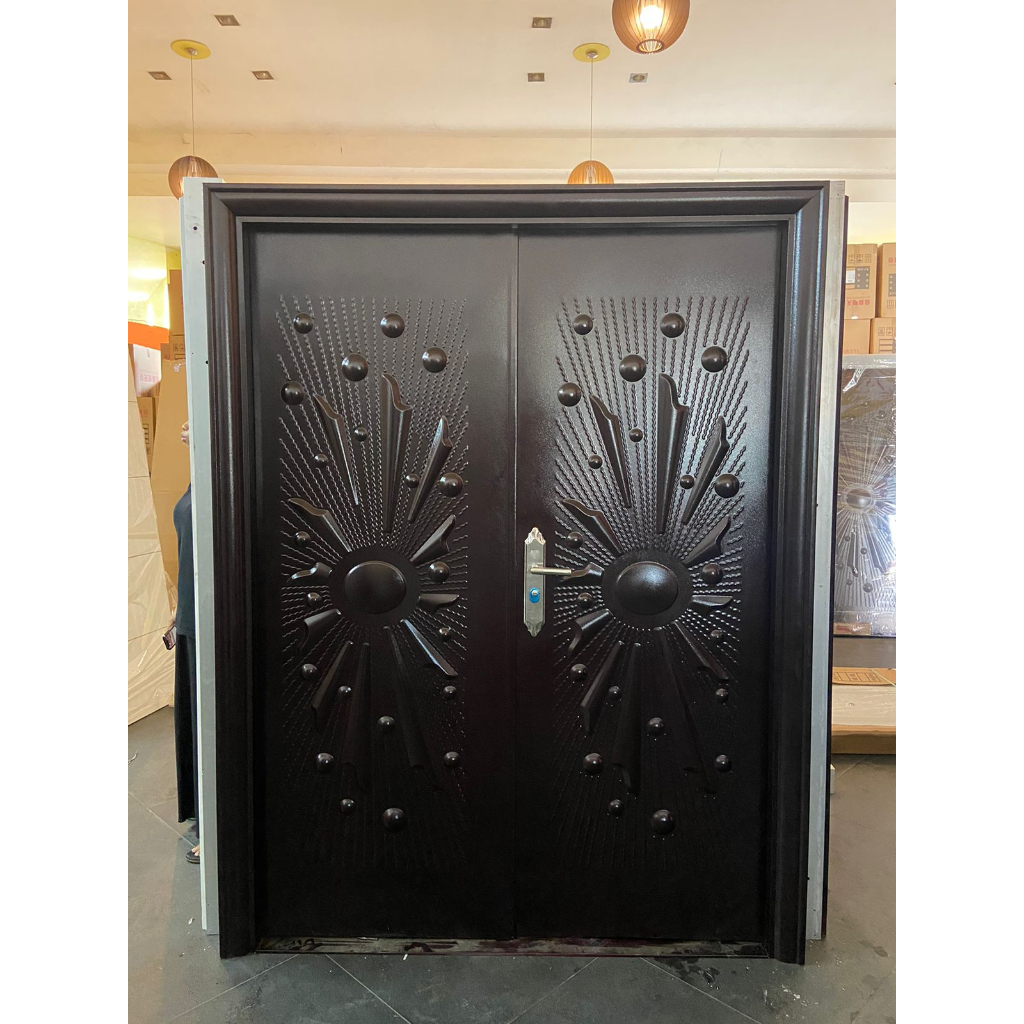Jual PINTU BAJA DOUBLE ZY1210 COKLAT/PINTU UTAMA 2 PINTU | Shopee Indonesia