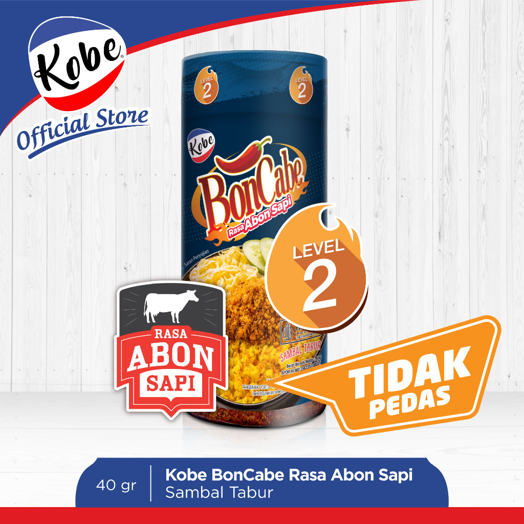 Jual BonCabe Rasa Abon Sapi Botol Level 2 - Abon Tabur | Shopee Indonesia