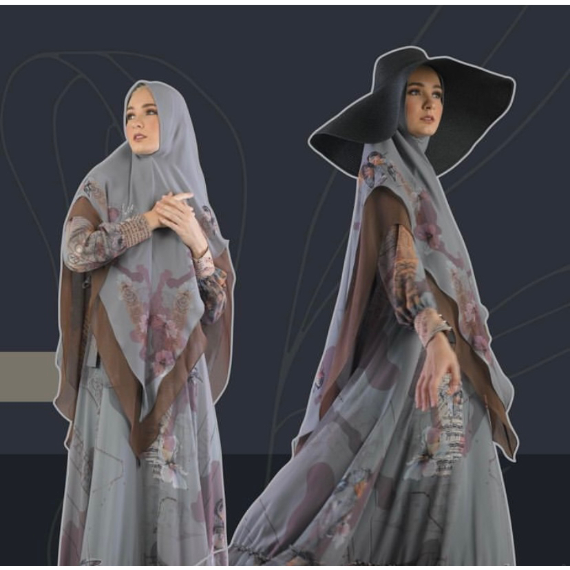 Jual Lva Syari / Set Khimat / Set Scraft / Baju set Syari / Ellia ...