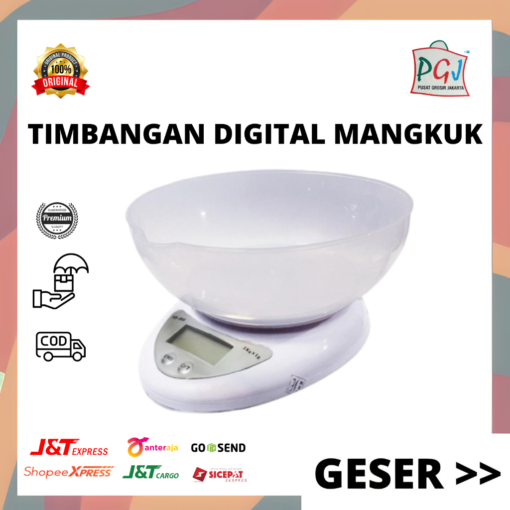 Jual PGJ - Timbangan Dapur Digital Kitchen Scale Murah B05 / Timbangan ...