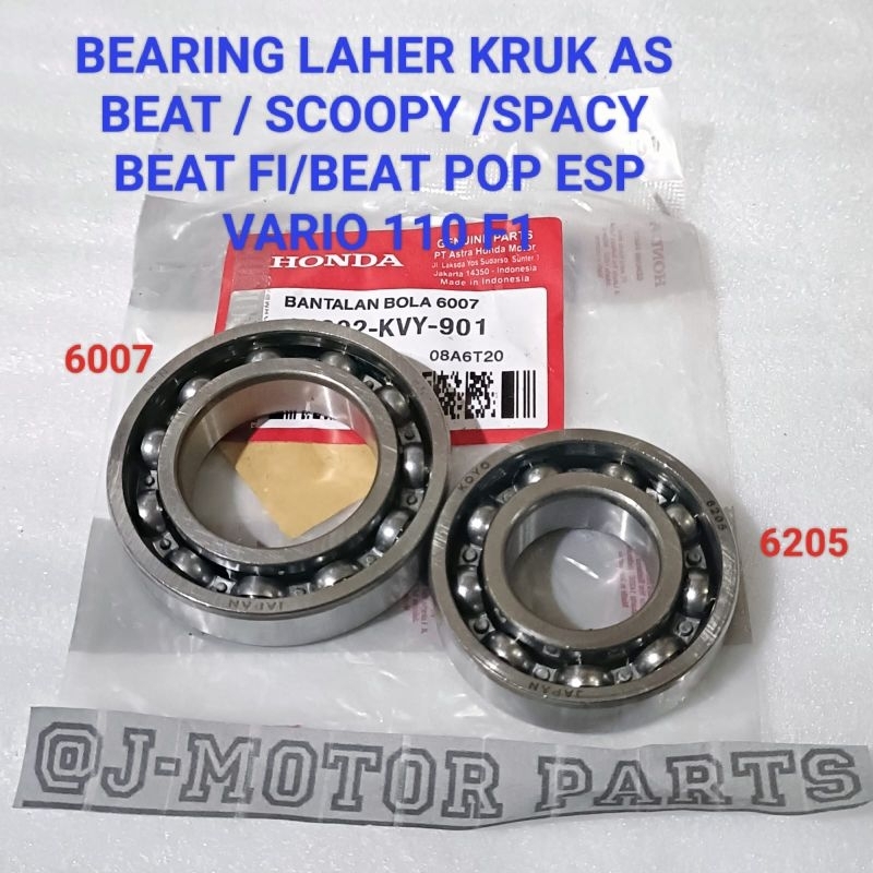 Jual BEARING KRUK AS LAHER 6205 + 6007 BEAT SPACY SCOOPY BEST FI F1 BEAT POP BEAT ESP BEAT ...