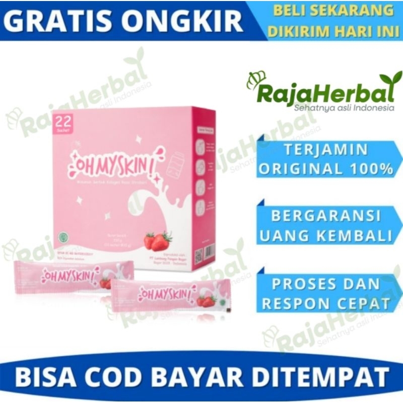 Jual Oh My Skin ! COLLAGEN DRINK suplemen kolagen dan glowing oh my ...
