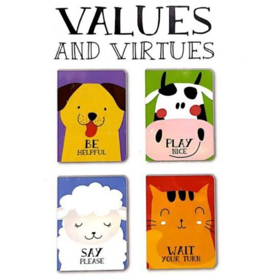 Jual BOARD BOOKS - Values and Virtues (1 Paket isi 4 buku) | Shopee ...