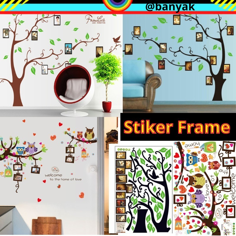 Jual WALLSTIKER WALL STICKER STIKER STICKER SETIKER DINDING POHON DAUN ...