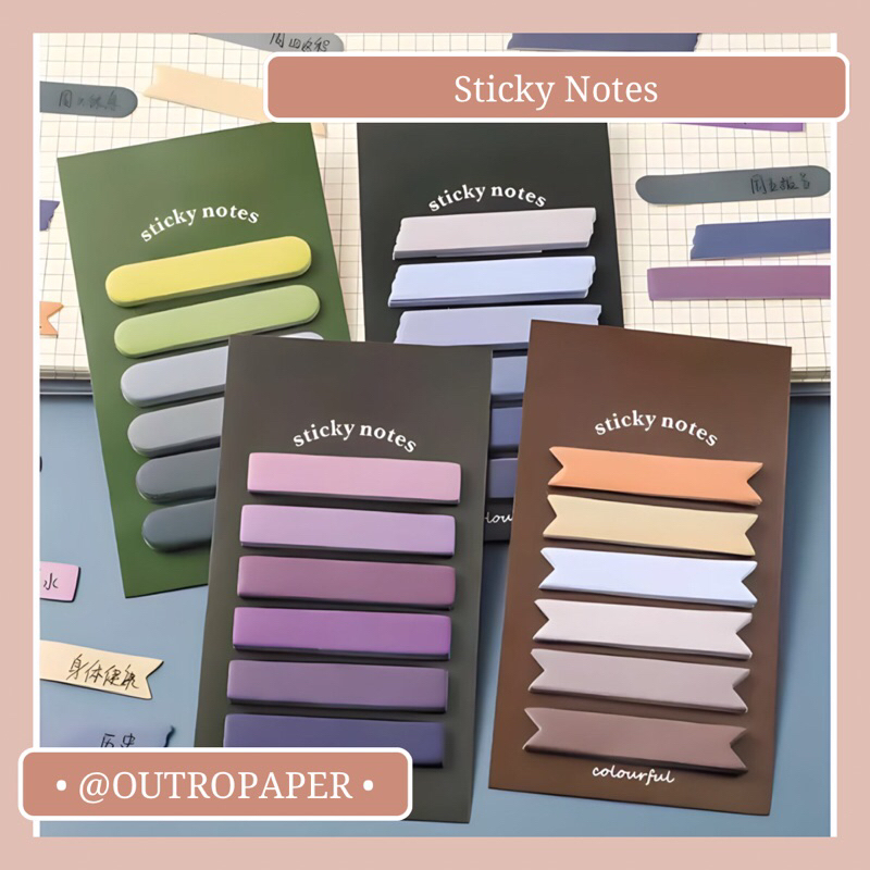 Jual Classic Colour Sticky Notes | Shopee Indonesia