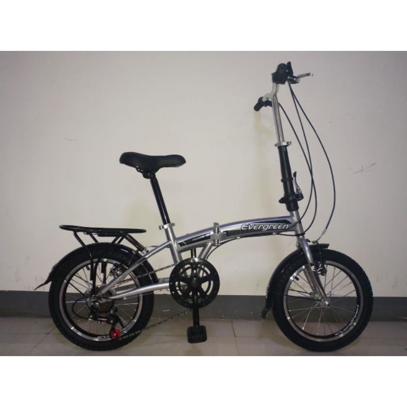 Jual Sepeda Lipat 16 Evergreen Folding Bike Single Speed | Shopee Indonesia
