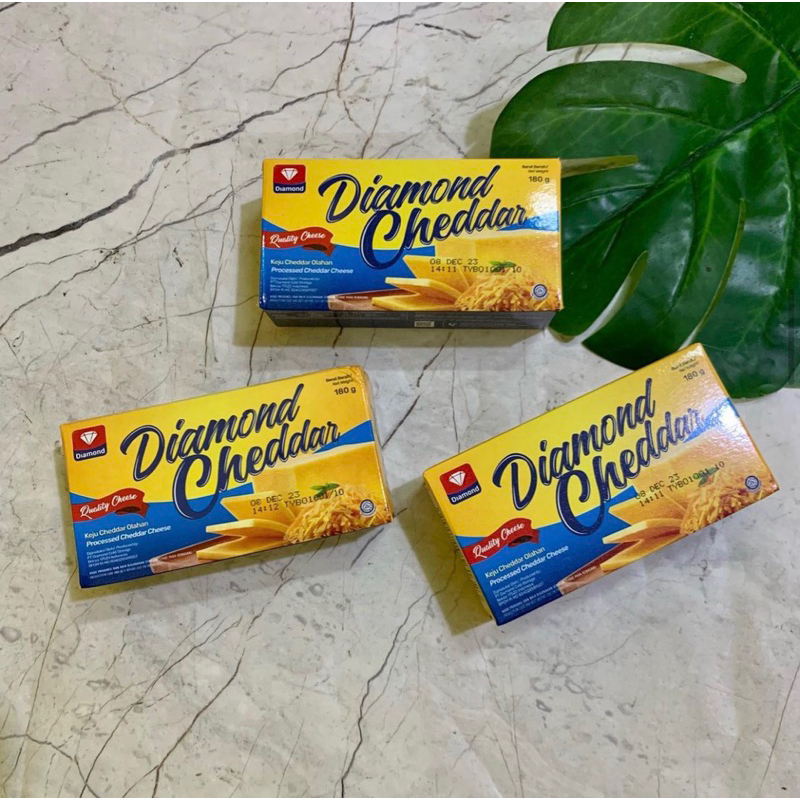 Jual Diamond Cheddar Cheese 180gr | Shopee Indonesia