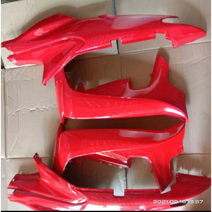 Jual COVER BODI BODY SUZUKI SMASH MERAH MENGKILAP SMASH LAMA 110CC PLUS ...
