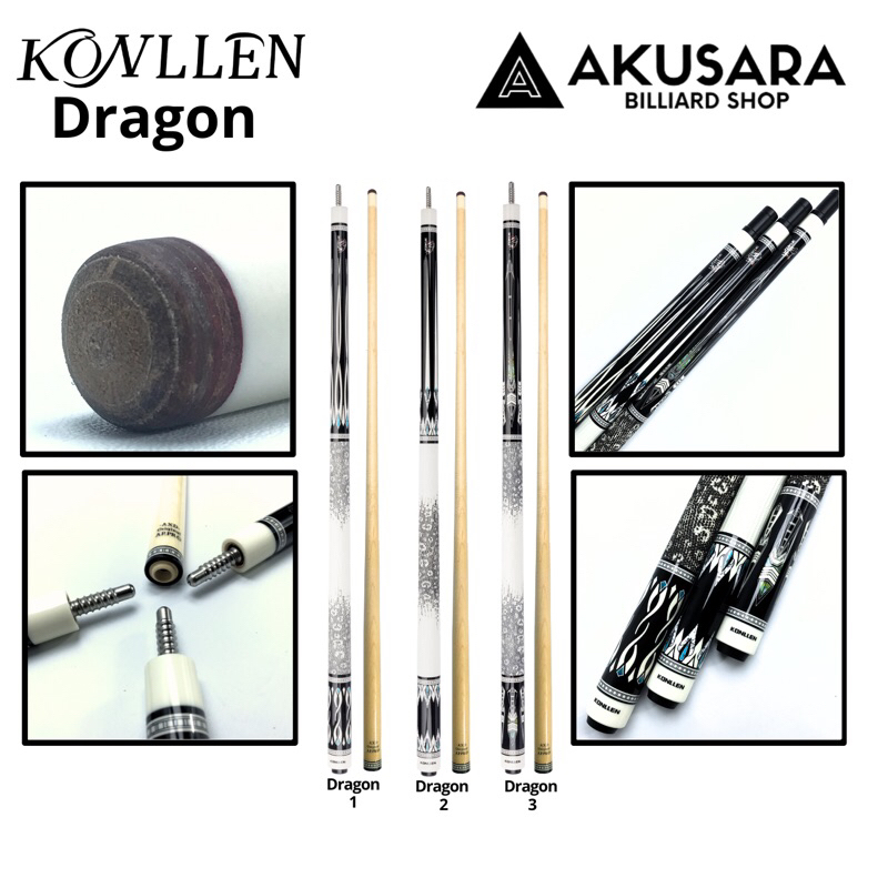 Jual Konllen Dragon Series 12.5mm Cue Stick Billiard | Shopee Indonesia