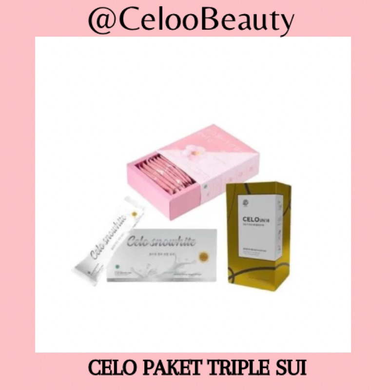 Jual CELO PAKET TRIPLE SUI ( READY STOCK) celo.beaute | Shopee Indonesia