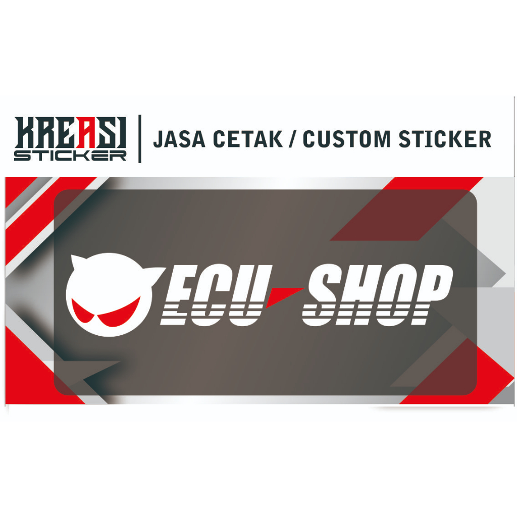 Jual STIKER ECU SHOP | Shopee Indonesia