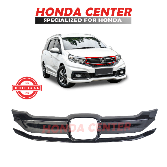 Jual Original Honda,Molding Grille Gril Ram Depan Honda Mobilio Rs 2017 ...