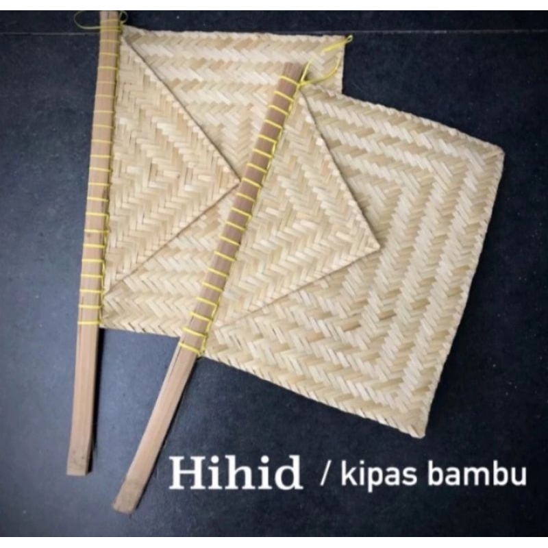 Jual Hihid Kipas Anyam Bambu Tradisional Kipas Sate Kipas Tangan Bambu ...