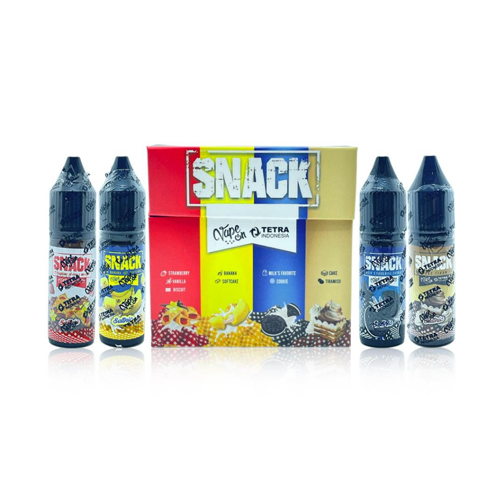 Jual SNACK SALT SERIES SNACK SALTNIC SERIES 15ML AUTHEN TETRA X VAPEON ...