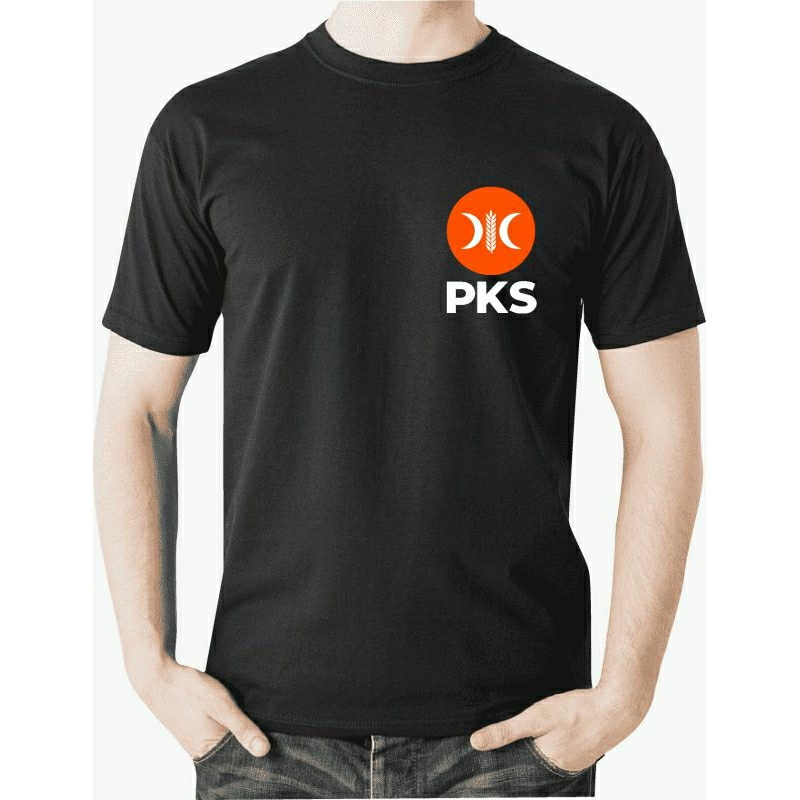 Jual kaos partai pks / kaos lambang pks simple / kaos logo partai pks ...