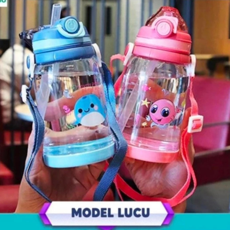 Jual QG Botol Minum Anak Sekolah Motif Lucu Karakter IMUT 550ML ...