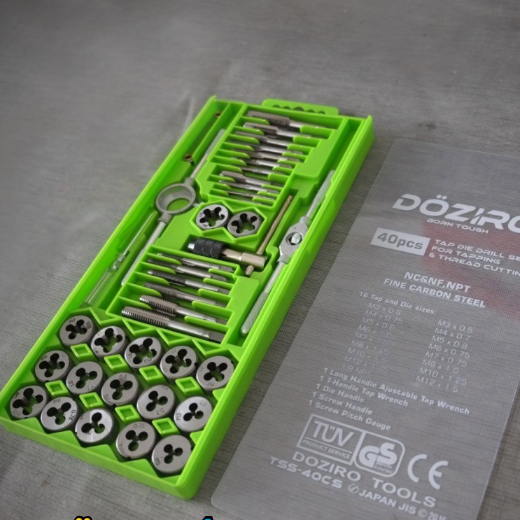 Jual Tap Snei Set 40pc / Tap Dies Set Alat Snai dan Tap Ulir Dart | Shopee Indonesia