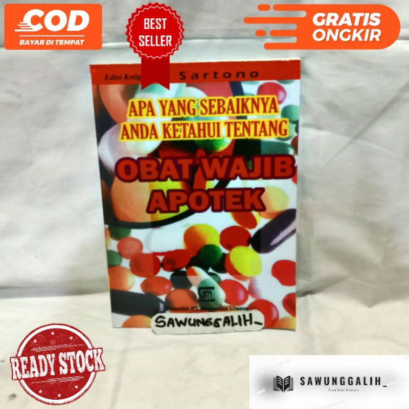 Jual OBAT WAJIB APOTEK EDISI 3 - SARTONO | Shopee Indonesia