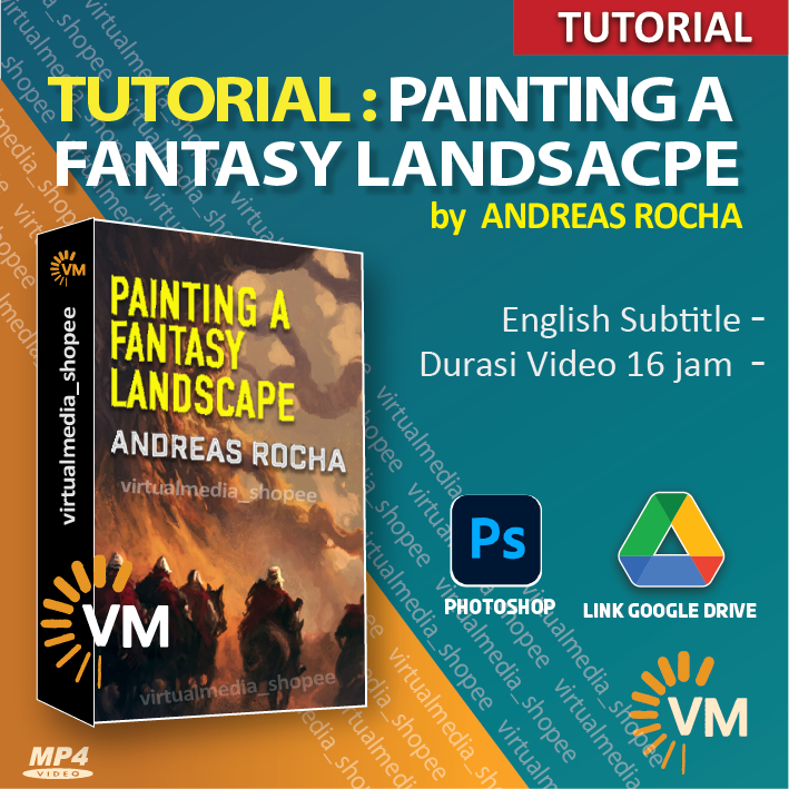 Jual TUTORIAL ANDREAS ROCHA PAINTING A FANTASY LANDSCAPE AND CREATIVE ...