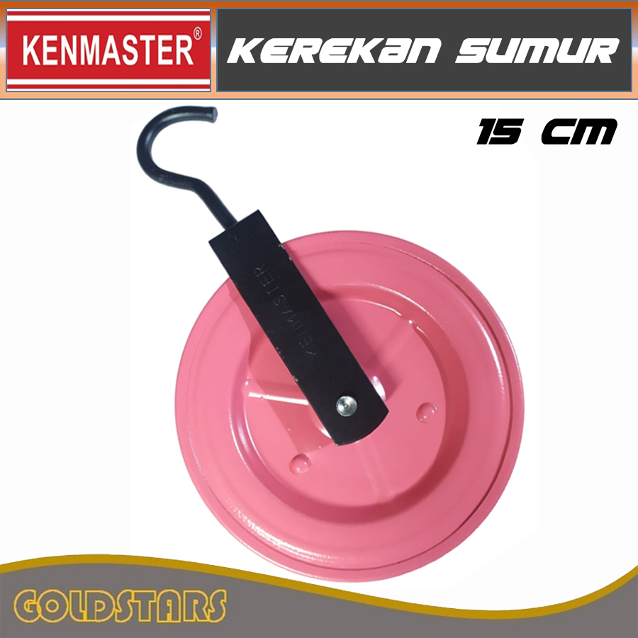 Jual Katrol Kerekan Sumur Kenmaster Cat Timba Air Besi 15 cm | Shopee ...