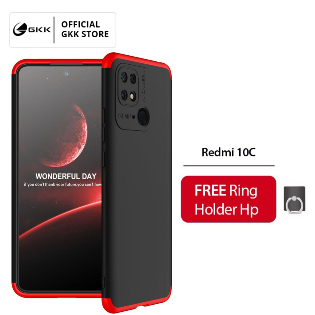 Jual GKK REDMI 10C Casing Hardcase 360 Bumper Anti Retak Original ...