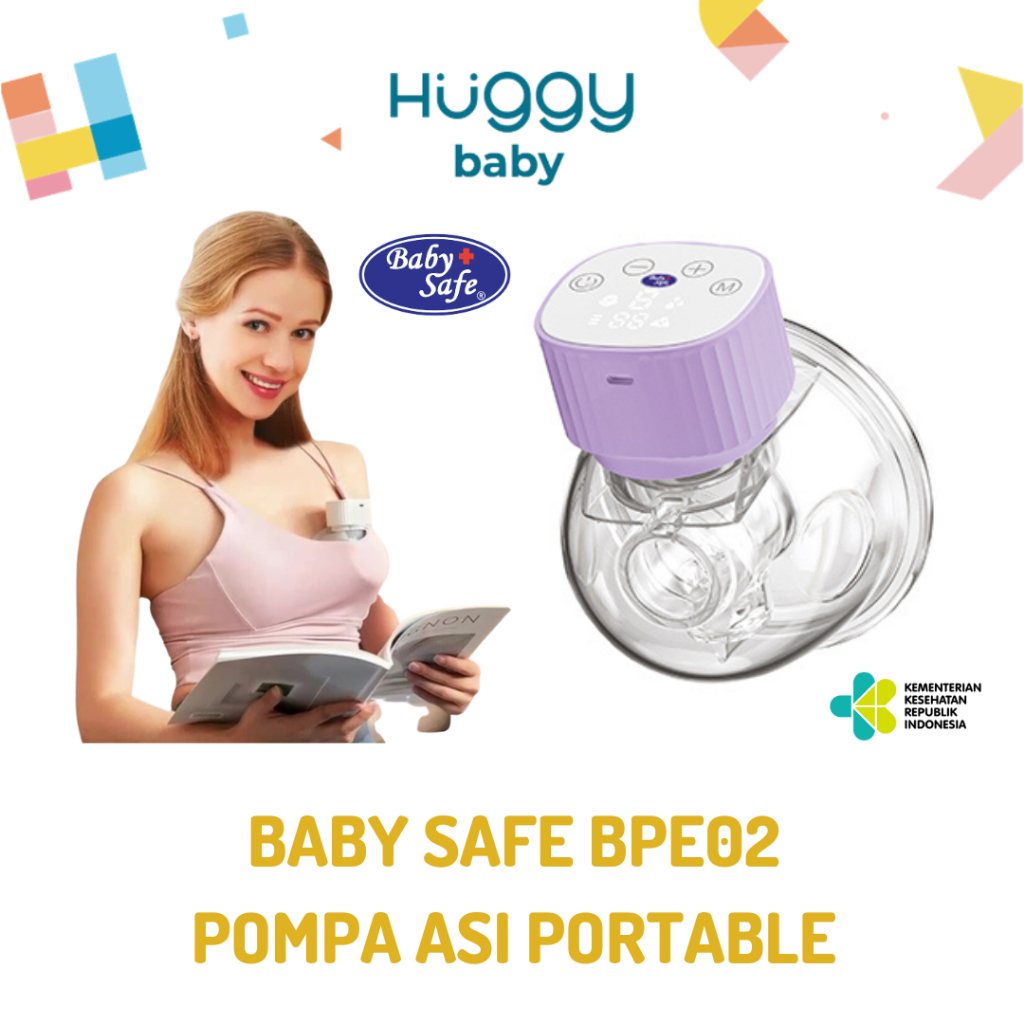 Jual Baby Safe BPE03 Wearable Breast Pump | Pompa ASI Portable Wireless ...