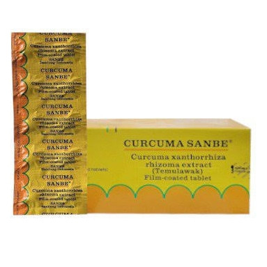 Jual Curcuma Sanbe Lembaran 10 Tablet Multivitamin Nafsu Makan | Shopee ...