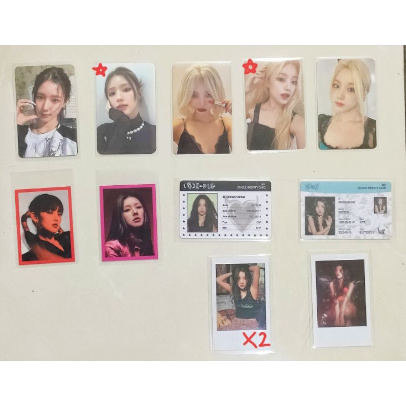 Jual gidle (G)i-dle Photocard Id card poster polaroid i feel i love i ...