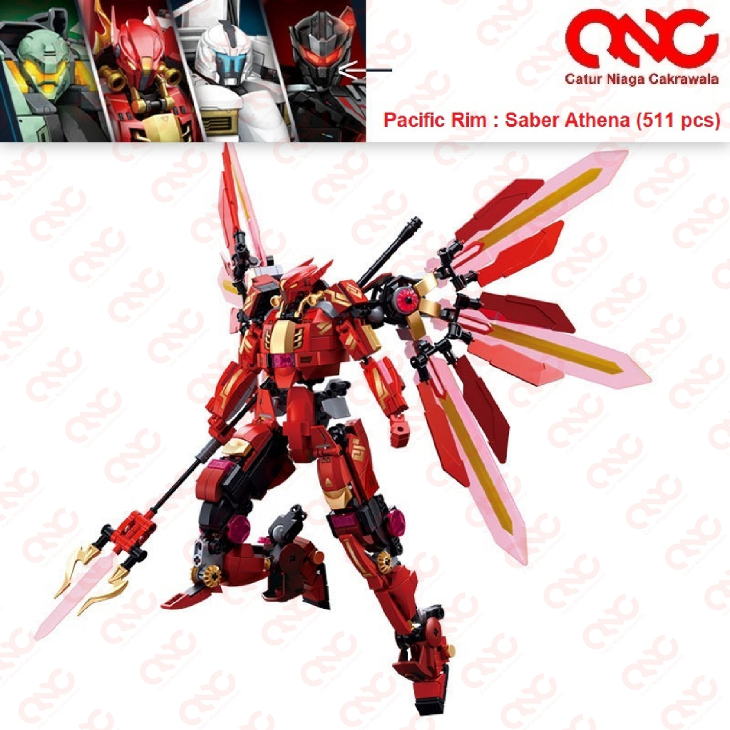 Jual CNC Brick Robot Jaeger Pacific Rim Saber Athena | Shopee Indonesia