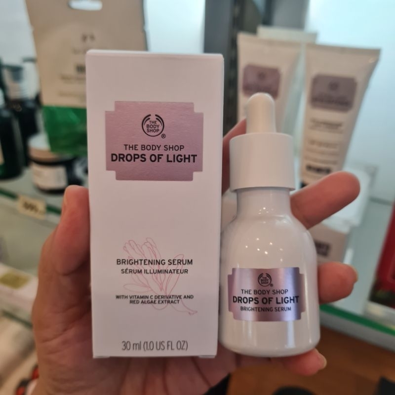 Jual The Body Shop - Drops Of Light Brightening Serum 30ml | Shopee ...
