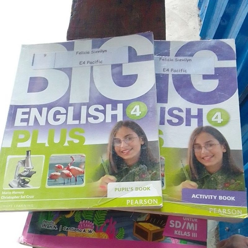 Jual BIG ENGLISH PLUS 4 PUPILS BOOK + WORKBOOK PEARSON ORIGINAL DAN ...