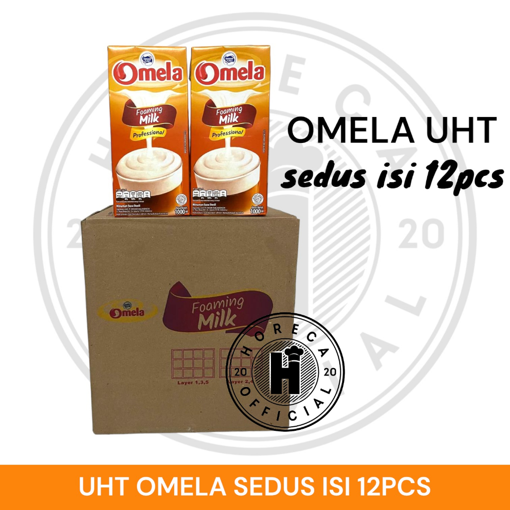 Jual SUSU UHT OMELA FULL CREAM PLAIN 1 KARTON | OMELA UHT MILK 1 DUS ...
