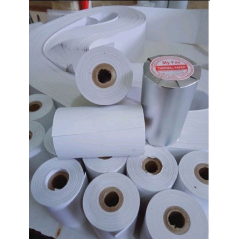 Jual Kertas thermal 80x50mm / Struk kasir printer 80mm paket 10 Pcs ...