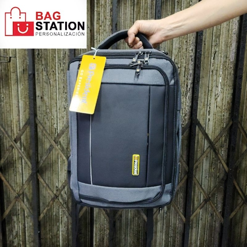 Jual TAS RANSEL LAPTOP BACKPACK PRESIDENT ORIGINAL TAS MULTIFUNGSI 3 IN ...