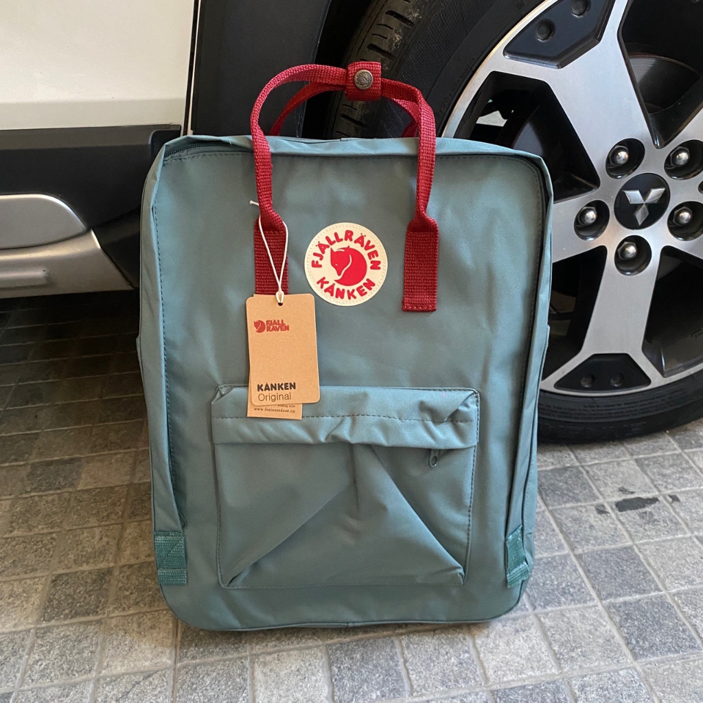 Jual TAS RANSEL K4NKEN FJ4LL RAVEN ORIGINAL FROST GREEN STRAP MARRON ...