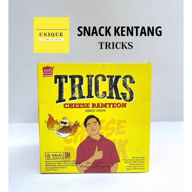 Jual Tricks snack biskuit kentang panggang 1 box 10 pcs | Shopee Indonesia