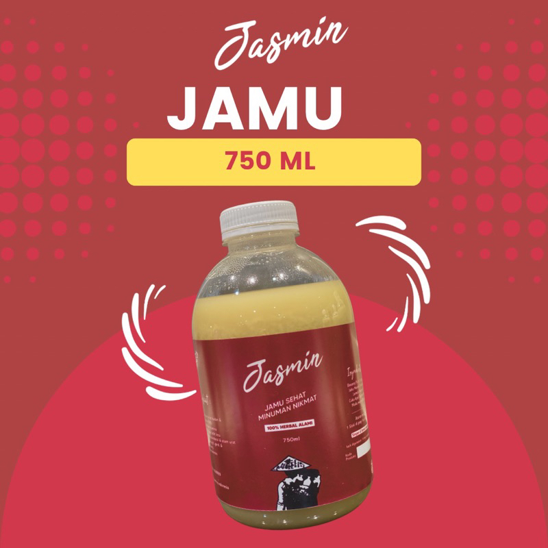 Jual JAMU JASMIN INDONESIA 750 ML (BOTOL PLASTIK) JAMU JAHE MERAH ...